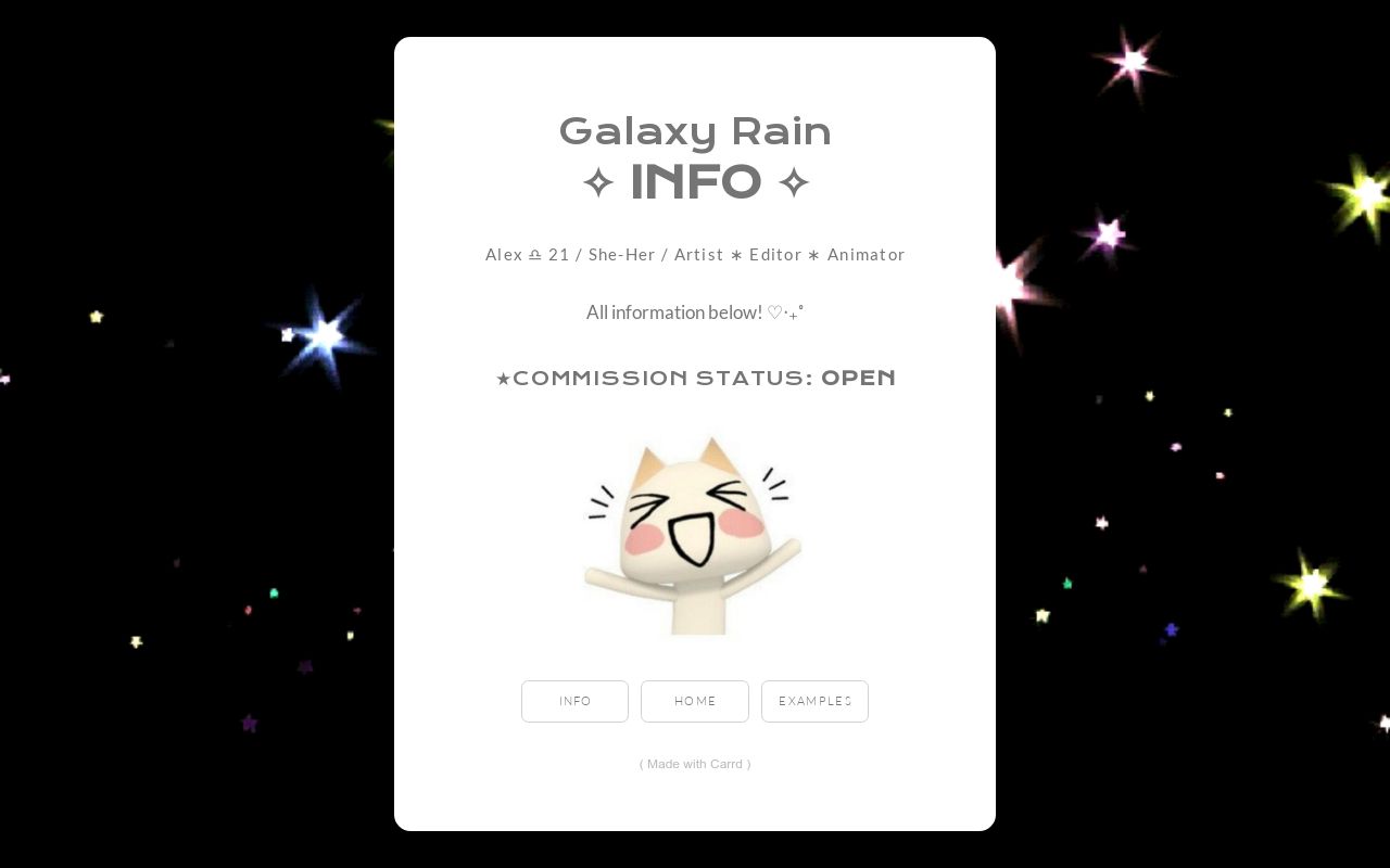 galaxy rain